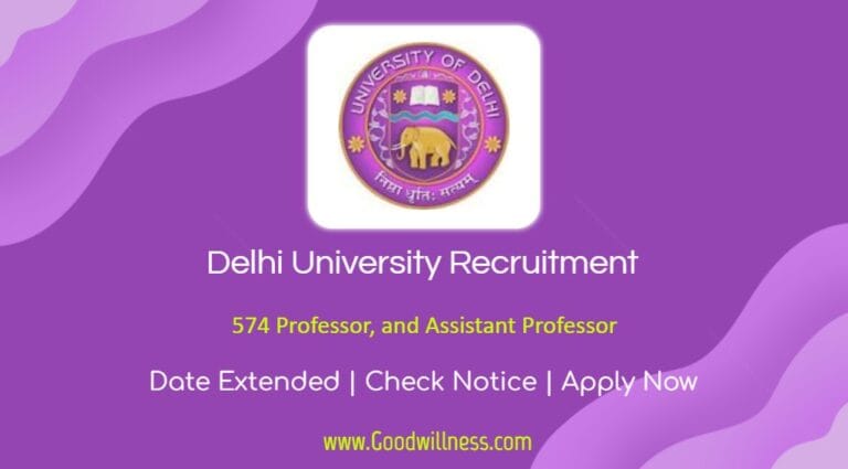 Delhi University Recruitment 2024 | Apply 570+ Associate Professor Vacancy, 09.11.2024 (Date ...