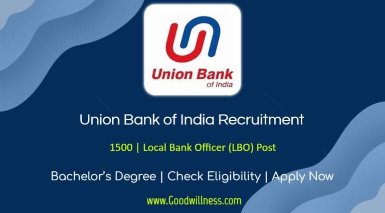Union Bank of India Recruitment 2025 | 1500 Local Bank Officer (LBO ...