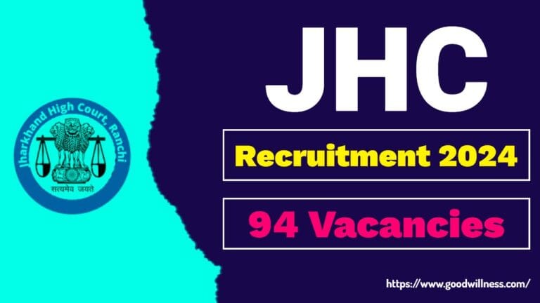 Jharkhand High Court Ranchi Recruitment 2024: Salary Upto ₹1,94,860 PM ...