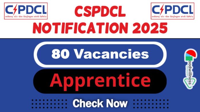 CSPDCL Job Recruitment 2025: Chhattisgarh PDCL Invite 80 Apprentice Posts