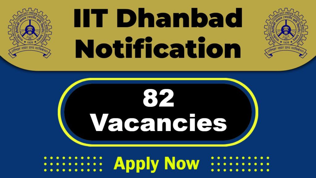 IIT Dhanbad Job Recruitment 2025: Apply Now 82 Assistant Professor, Associate Professor (Special ...