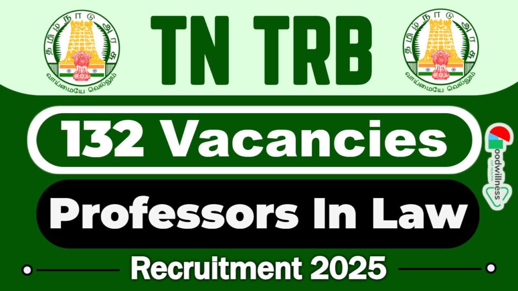 TN TRB Job Recruitment 2025 | 132 Associate Professor, Assistant ...
