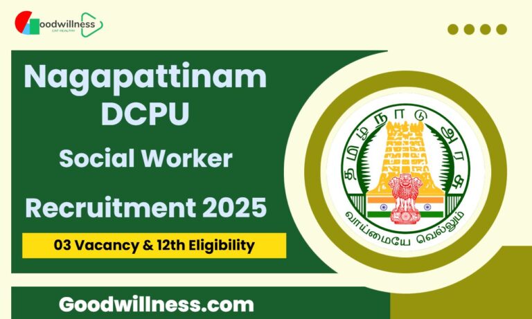 Nagapattinam DCPU Recruitment 2025 | Apply Social Worker vacancy Now